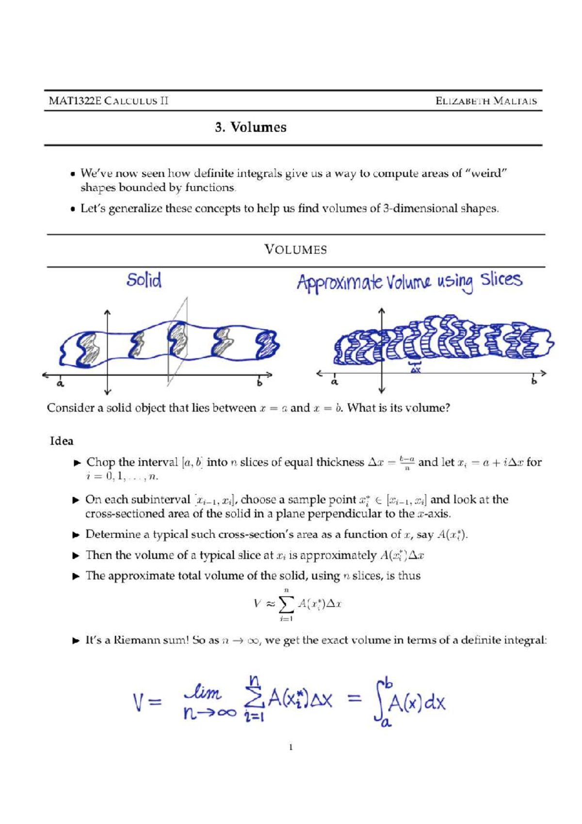 Lecture 3 - MAT1322 - Studocu
