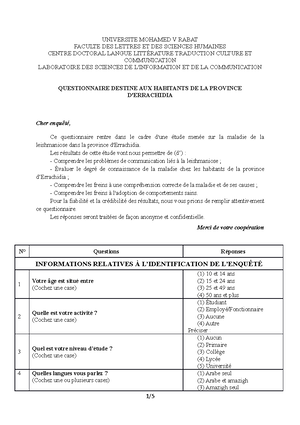 Chimie Descriptive I Serie 6 - Chimie Analytique Instrumentale - Studocu