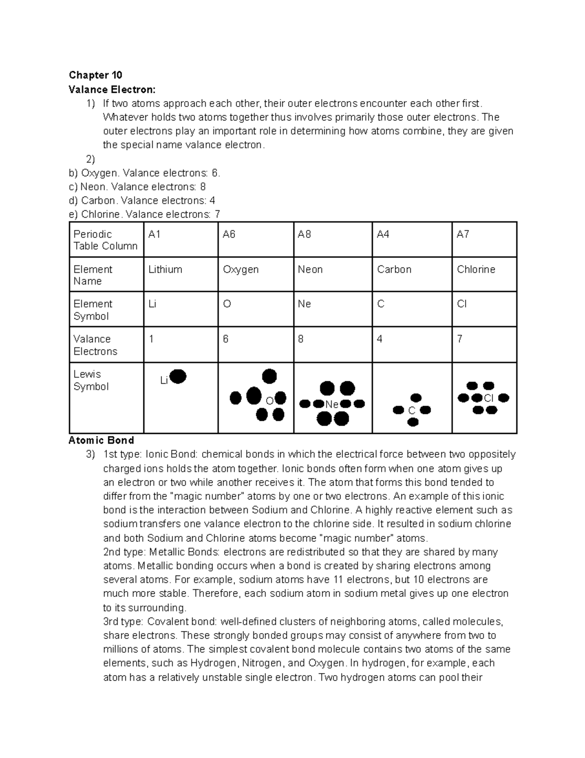 Chapter 10 and 12 Worksheet( Intro to Science) - Google Docs - Chapter ...