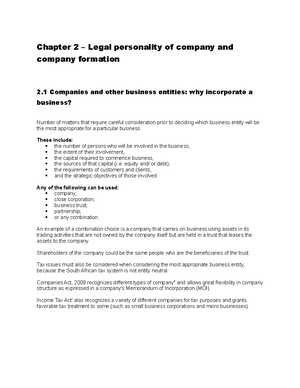 Close Corporation - LAES - Close Corporation The founding statement ...