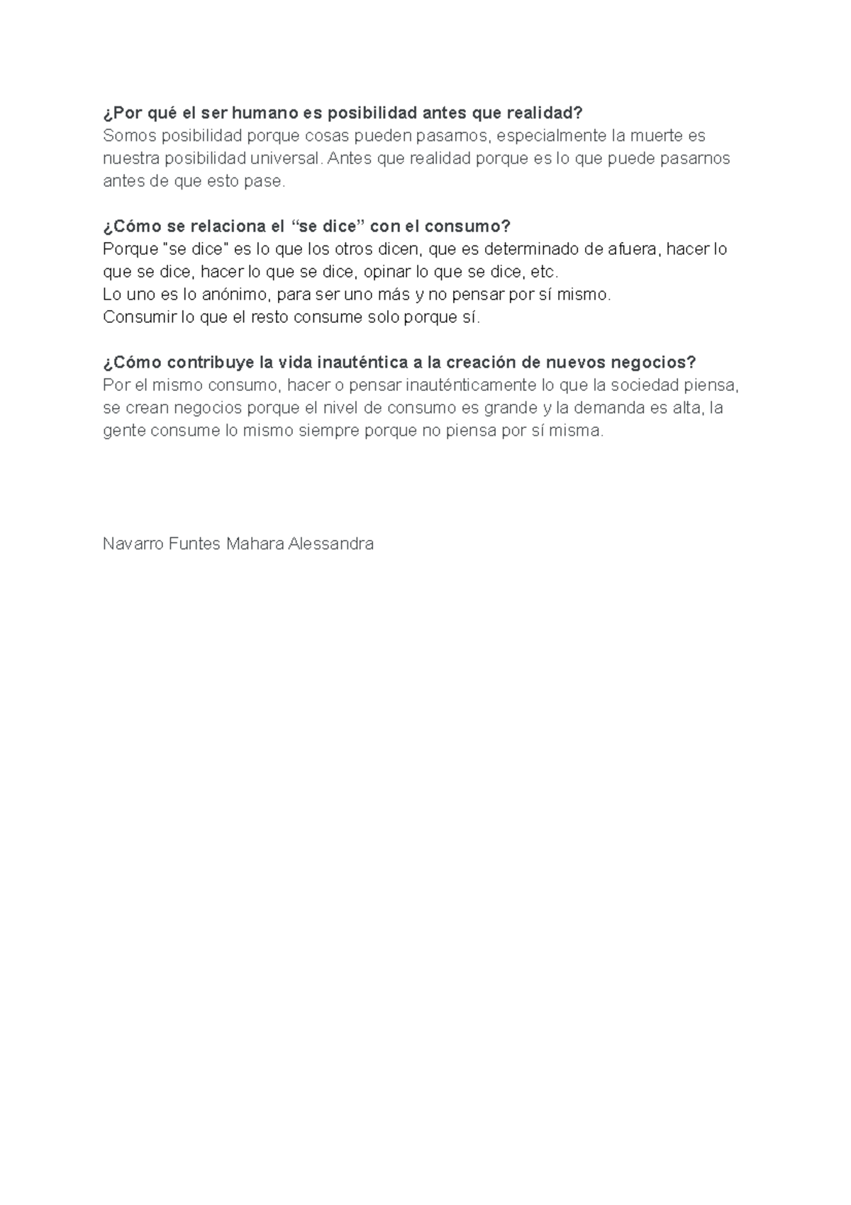 Jkhjk - material - ¿Por qué el ser humano es posibilidad antes que ...