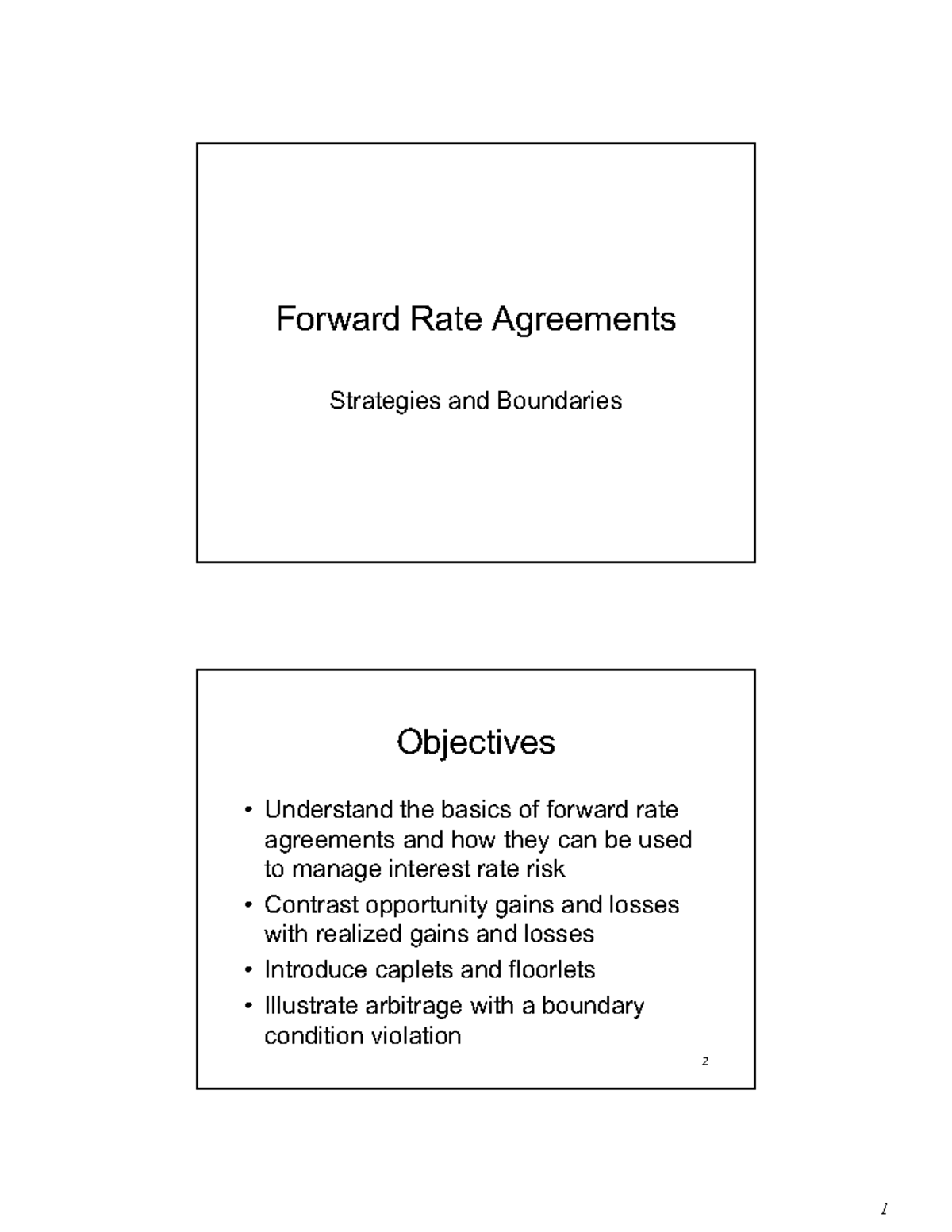 4.4 Forward Rate Agreements - Forward Rate Agreements Strategies and ...