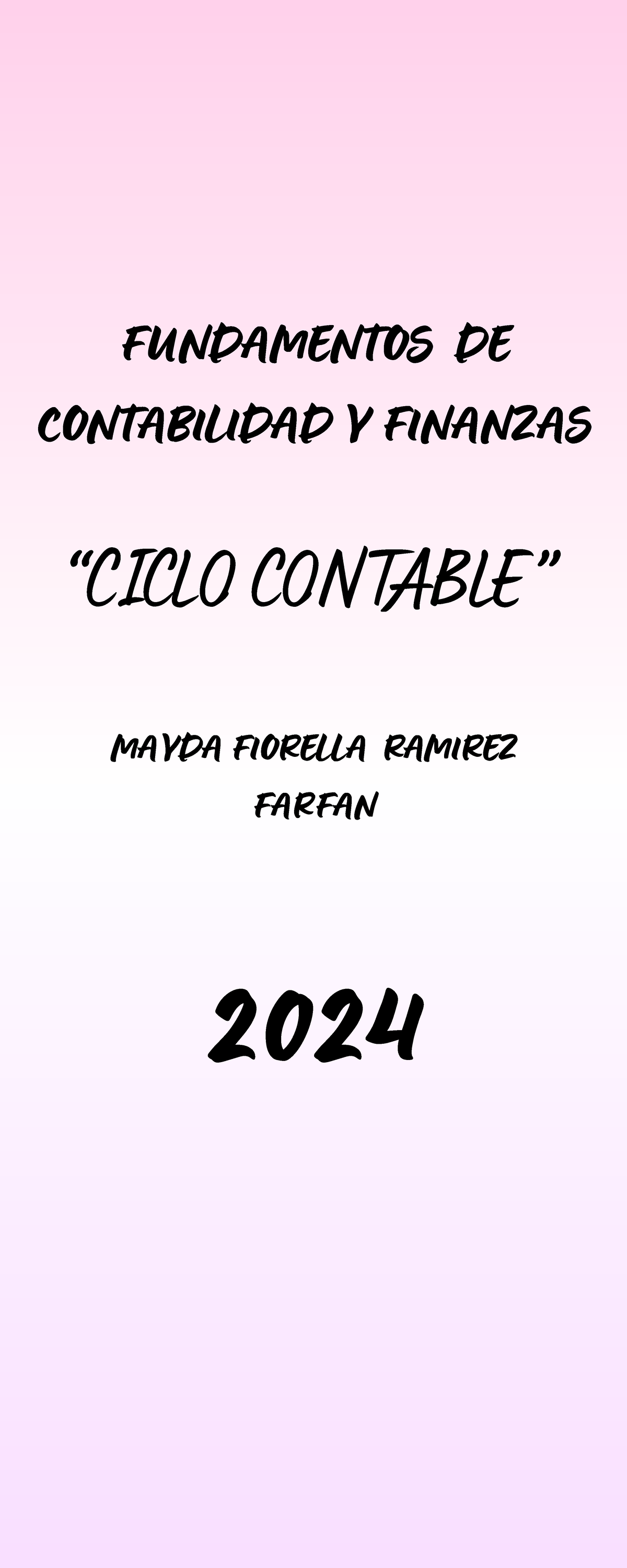 Ciclo Contabile