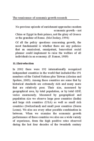 An Augmented Solow Model - In response to this deficiency Mankiw et al ...