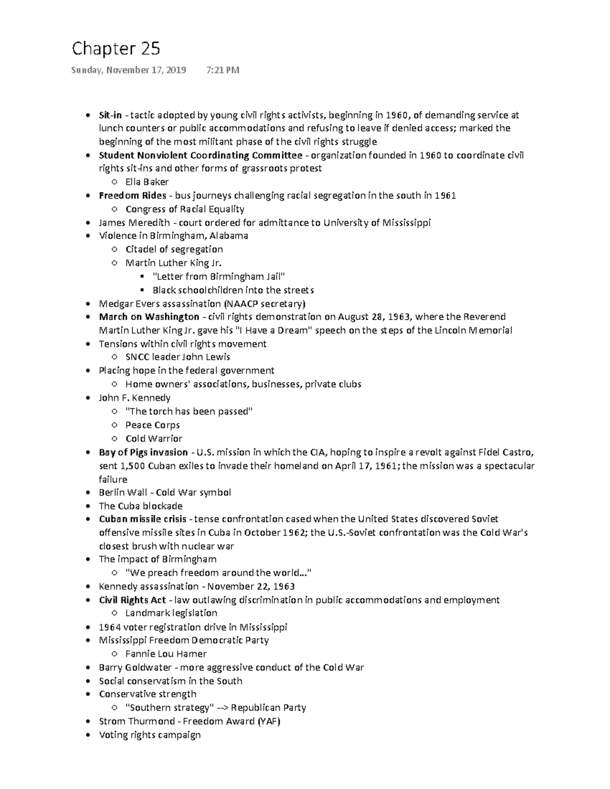 Chapter 25 Notes - ^ŝƚͲŝŶͲ - Studocu