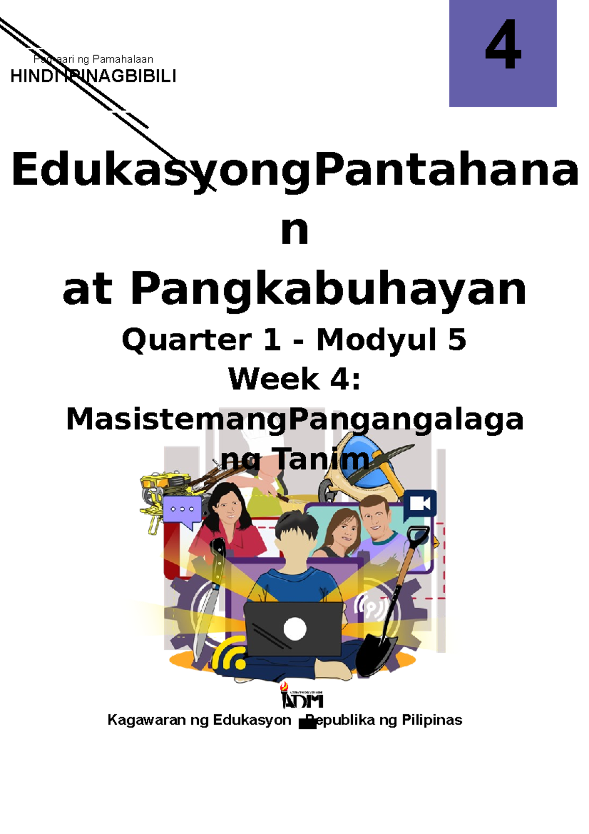 EPP4 Q1 Mod5 Masistemang Pangangalaga ng Tanim Version 3 - Kagawaran ng ...