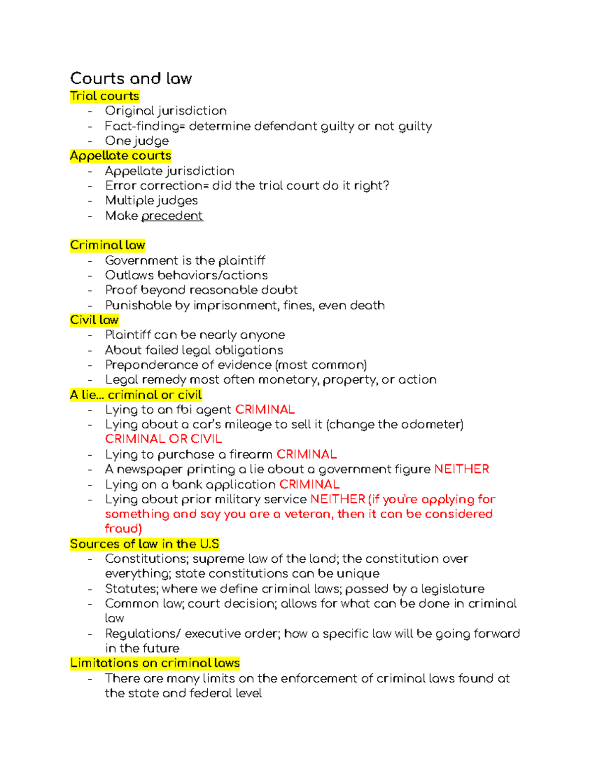 Courts and law - Courts and law Trial courts - Original jurisdiction ...