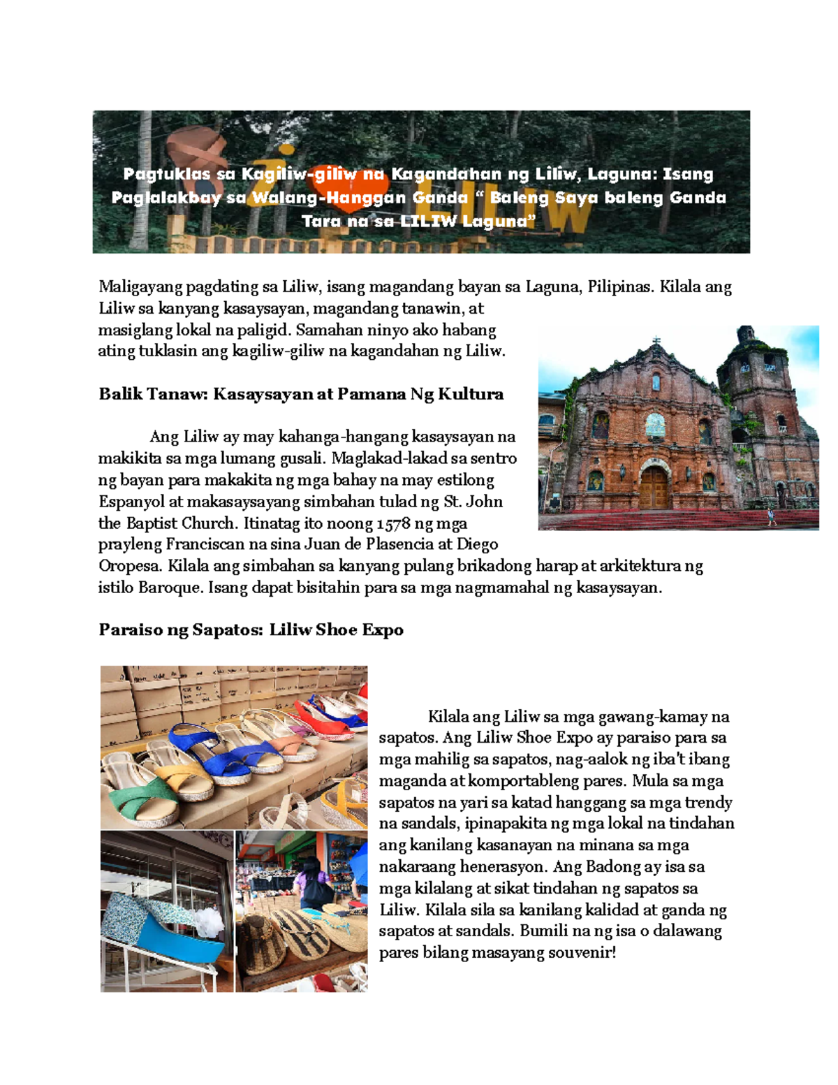 Travel blog - szdxfhgjkll - Pagtuklas sa Kagiliw-giliw na Kagandahan ng ...