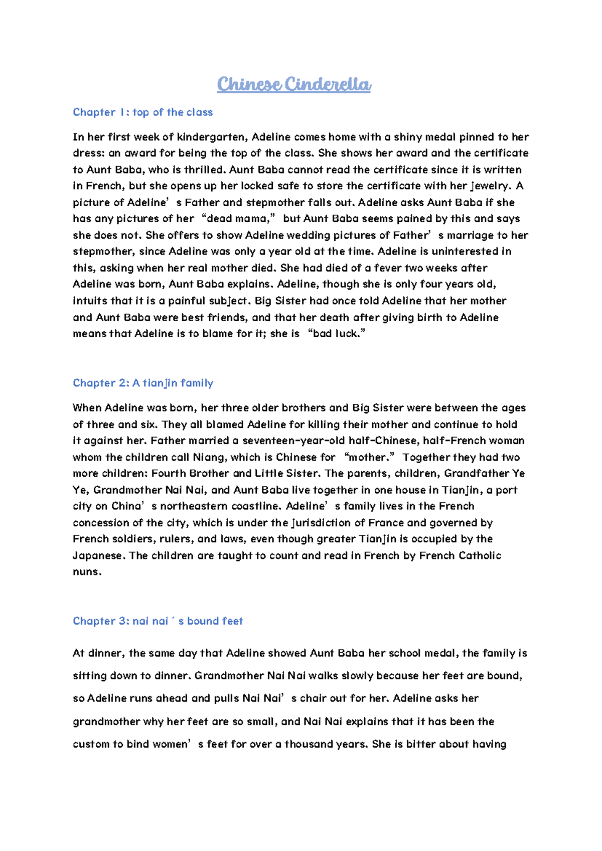 Chinese Cinderella - no se q tengo q poner - Chinese Cinderella Chapter ...