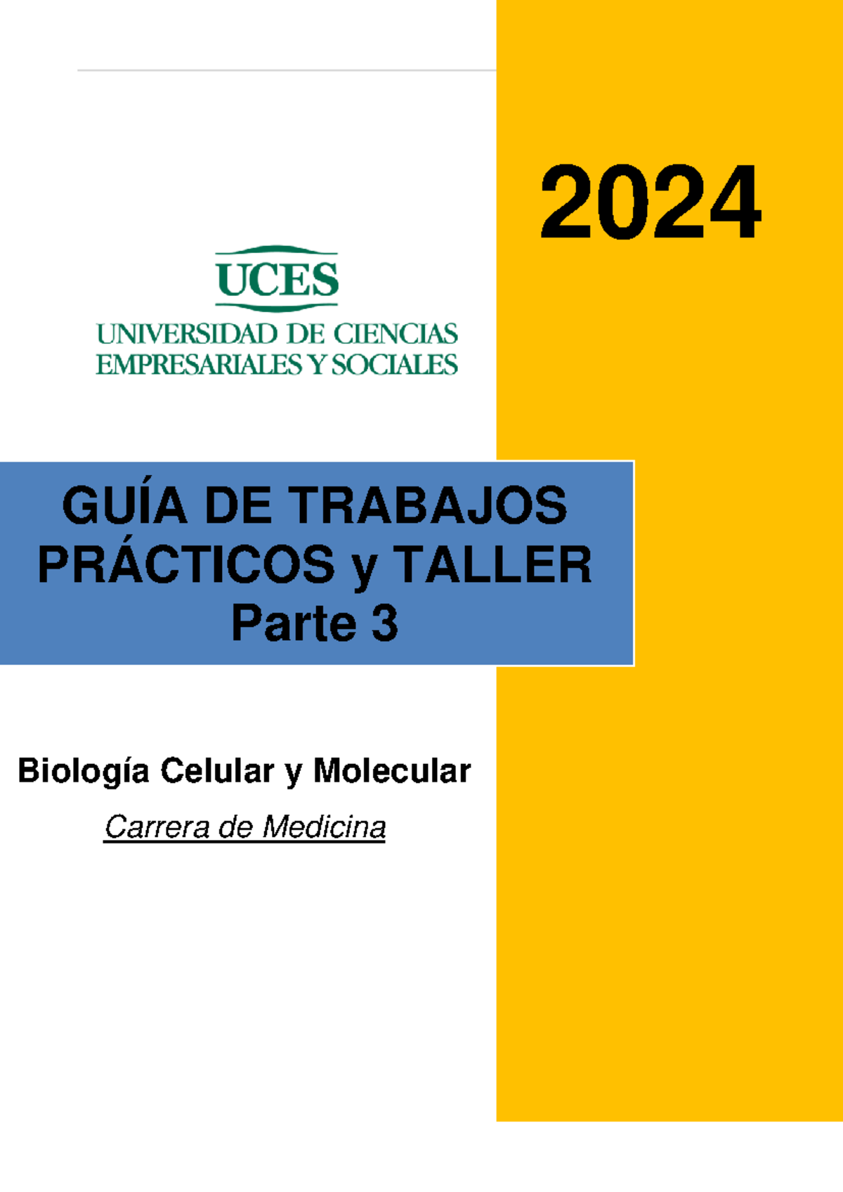 Guía de Trabajos prácticos y Taller-2do cuat-2023 parte 3 - 2024 GUÍA ...