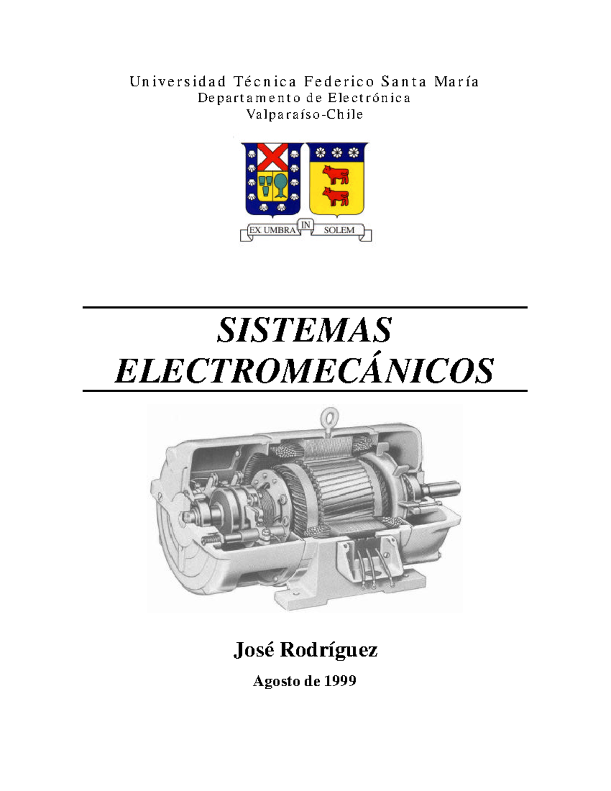 Sistemas electromecanicos - Un i v e r s i d a d T é c n i c a F e d e ...
