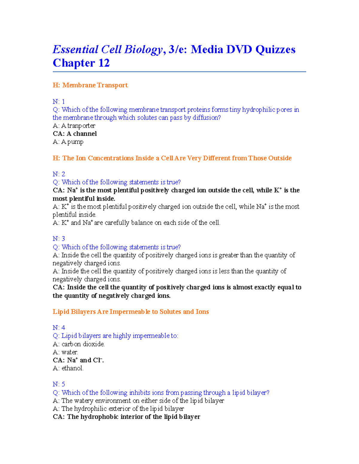 DVD-Chapter 12Q - Mandatory assignment for chapter 12 - Essential Cell ...