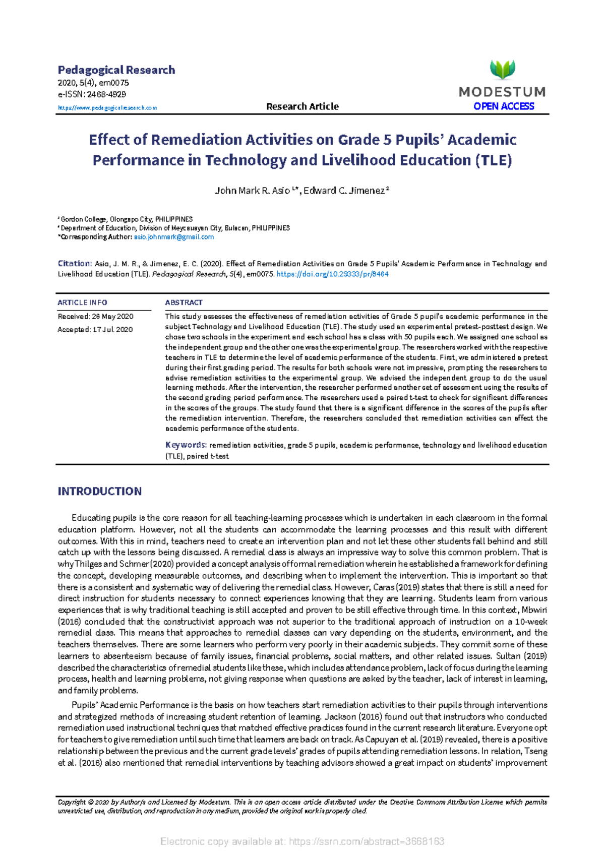 THE CHILD AND ADOLESCENT LEARNERS AND LEARNING PRINCIPLES - Copyright ...
