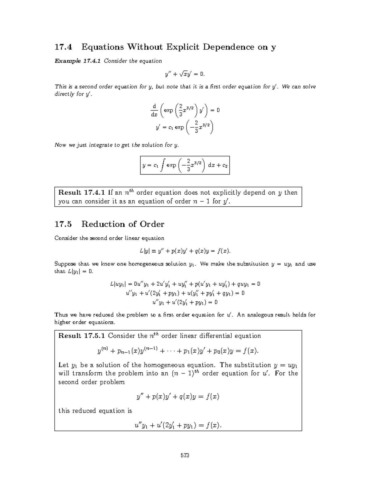 Ref MATH Adv Math Methods Sean Mauch-149 - 17 Equations Without ...
