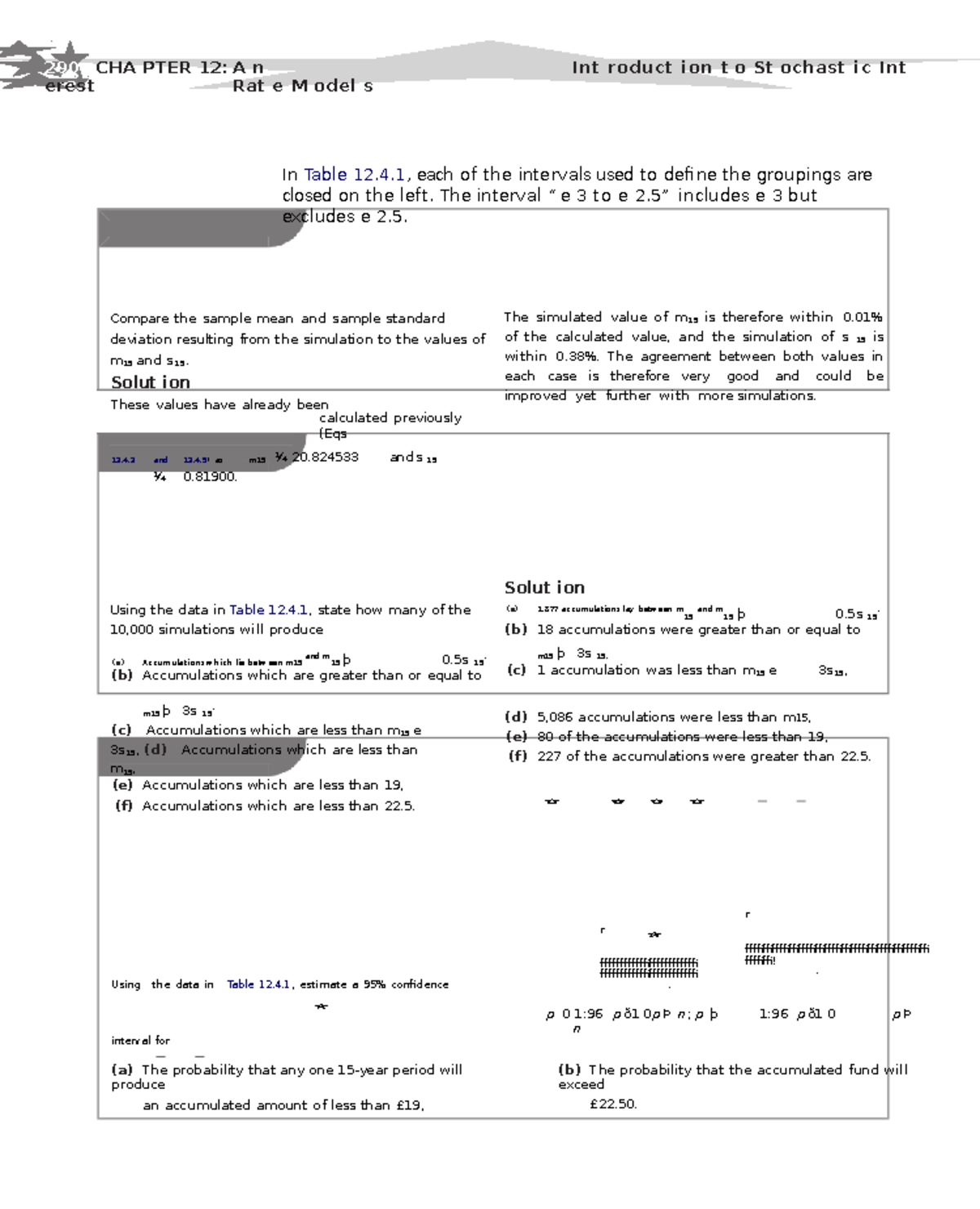 Mathematics of Finance summaries and lecture notesss - 290 CHA PTER 12 ...