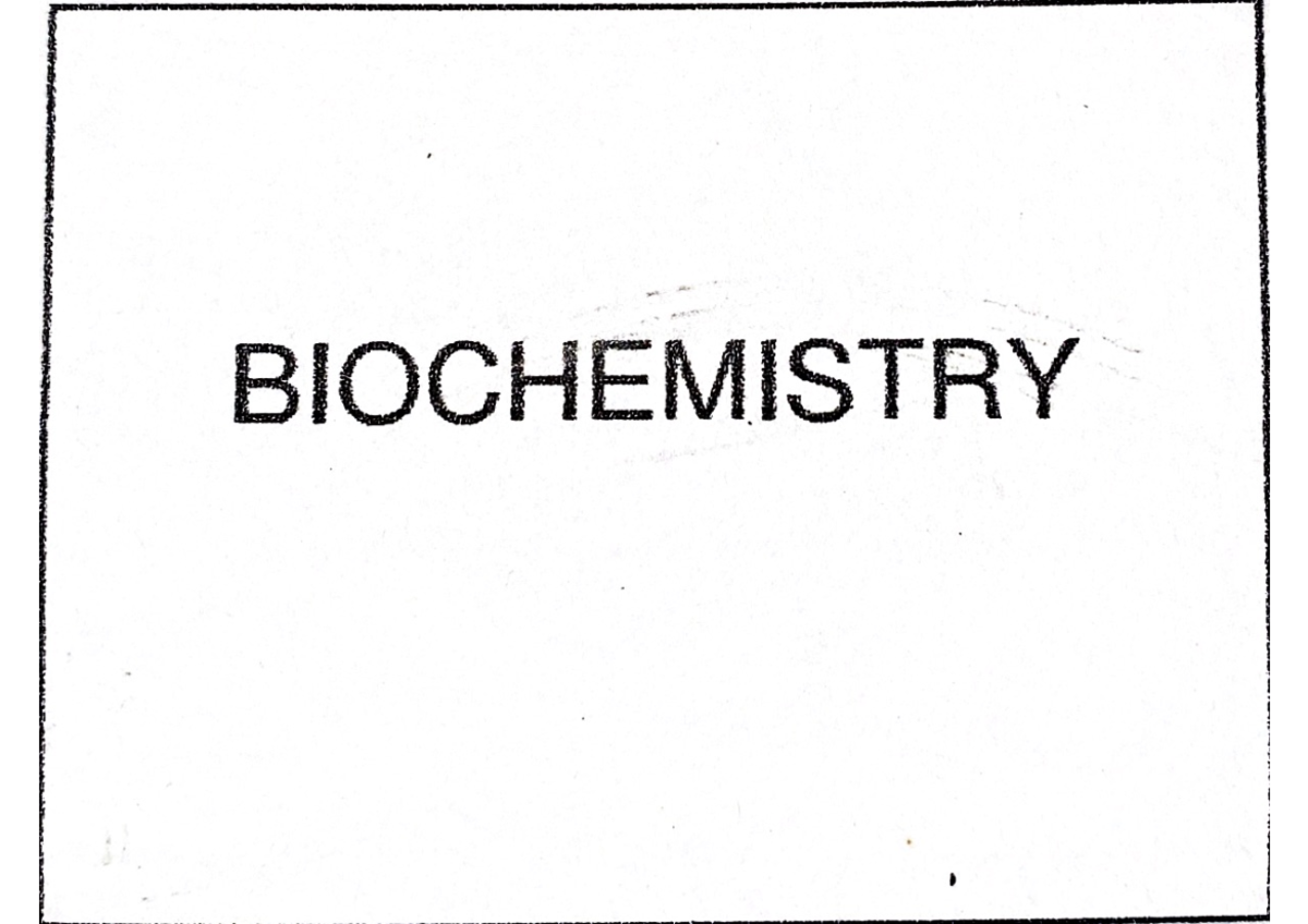 Biochemistry Proteins AND Amino Acids - Clinical pharma - Studocu