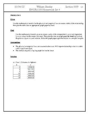 HW7-template-2022 (Auto Recovered) - ENGR:1100 Homework Set 7 Problem 1 To improve efficiency, a ...