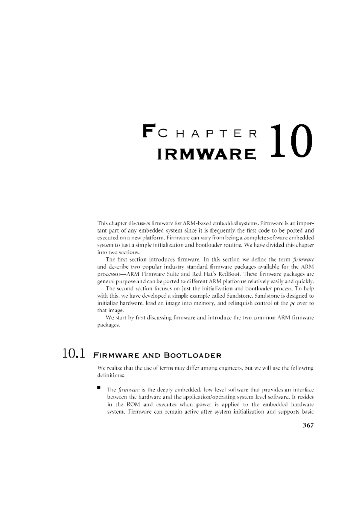 firmware notes notes - FCHAPTER 10 IRMWARE This chapter discusses ...