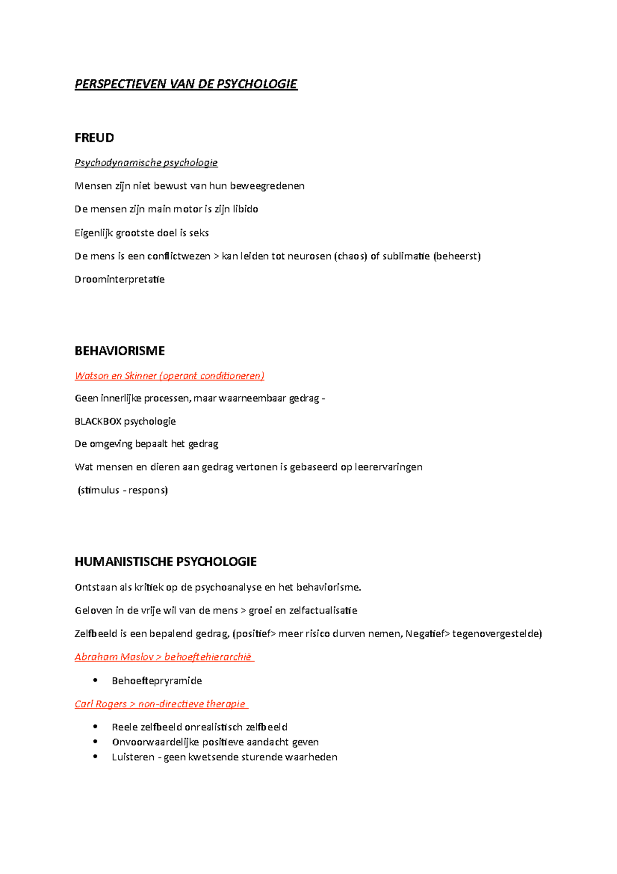 Perspectieven VAN DE Psychologie - PERSPECTIEVEN VAN DE PSYCHOLOGIE ...