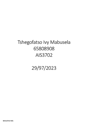 AIS3711 assignment 3 - It will help students to tackle the module ...