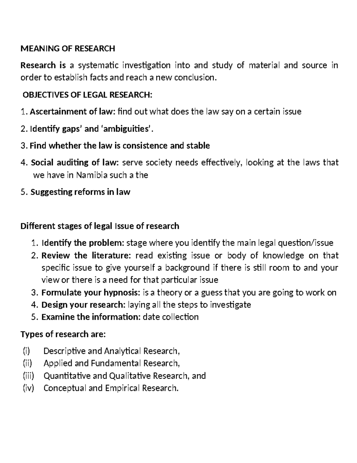 Research Methodology - Assignment - MEANING OF RESEARCH Research is a ...