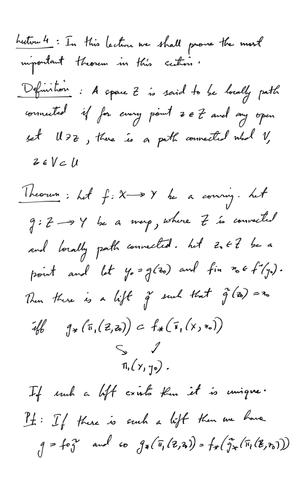 Lecture 4 - Algebraic Topology - Studocu