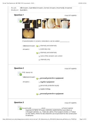 Review Test Submission: #10 RESD 1215 Assessment – 2023 - Results ...