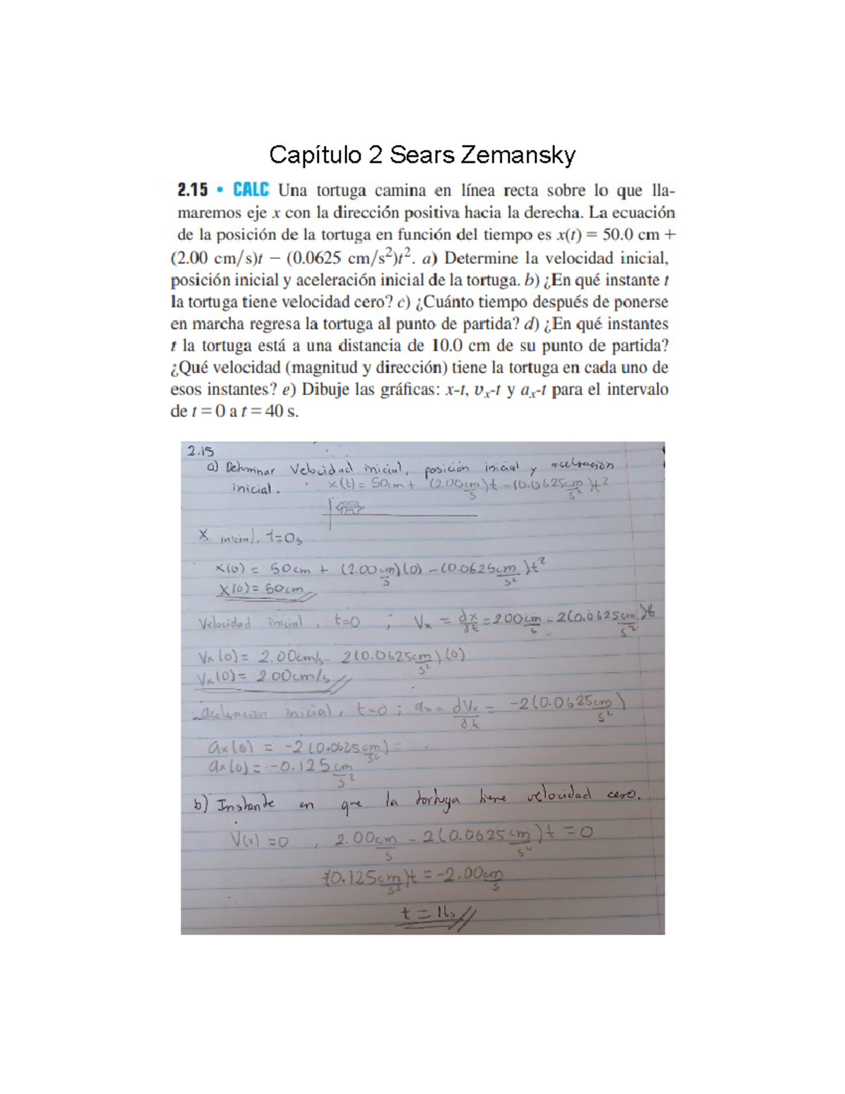 Tarea 1 Jorge Bejarano Ejercicios Sears Zemansky Y Serway Física
