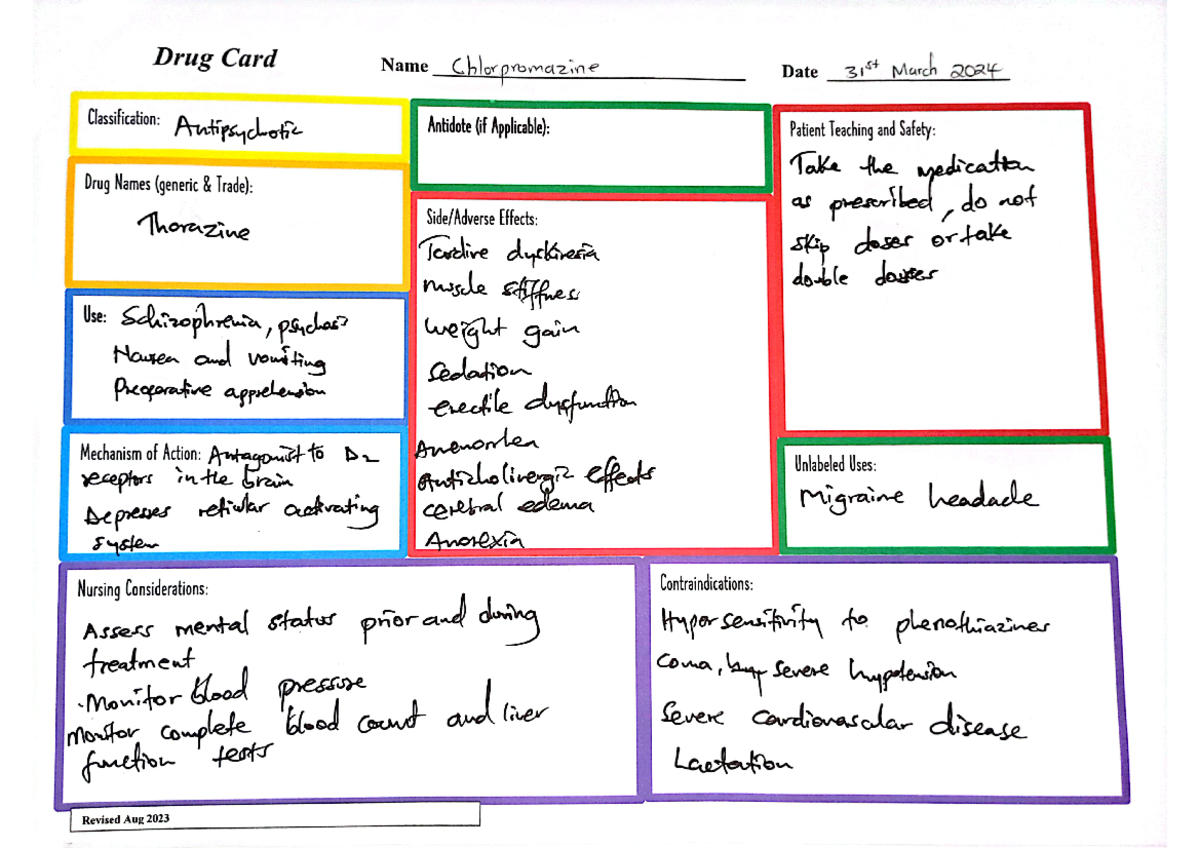 Drug Card week 12 - Drug Card week 12 assignments, you are required to ...