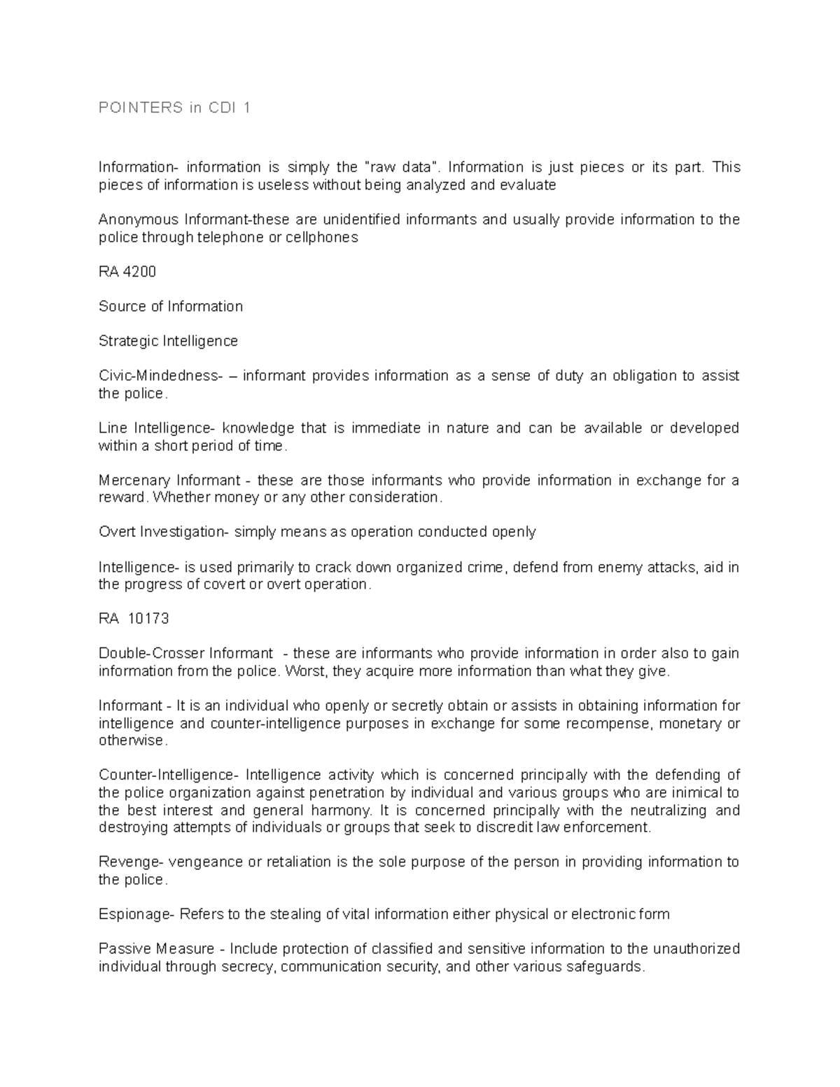 Pointers in CDI 1 - sdfghjkl; rdghk rdtghk - POINTERS in CDI 1 ...