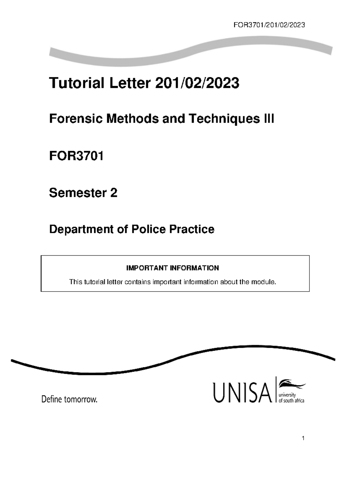 TL 201 02 2023 FOR3701 edited - Tutorial Letter 20 1 / 02 / 2023 ...