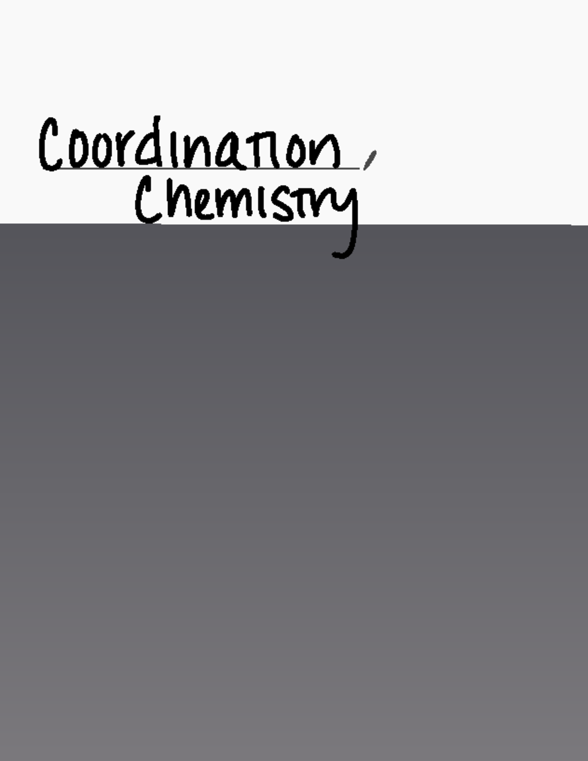 Unit 3 Coordination Chemistry Of Transition Metals Notes - Coordination ...