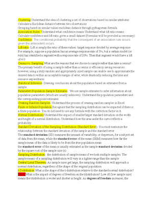 BADM 210 Study Guide - Study Guide Be familiar with how you might use ...