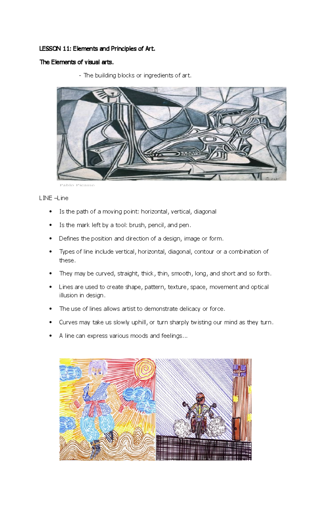 Lesson 11 13 artapp - i love you - LESSON 11: Elements and Principles ...