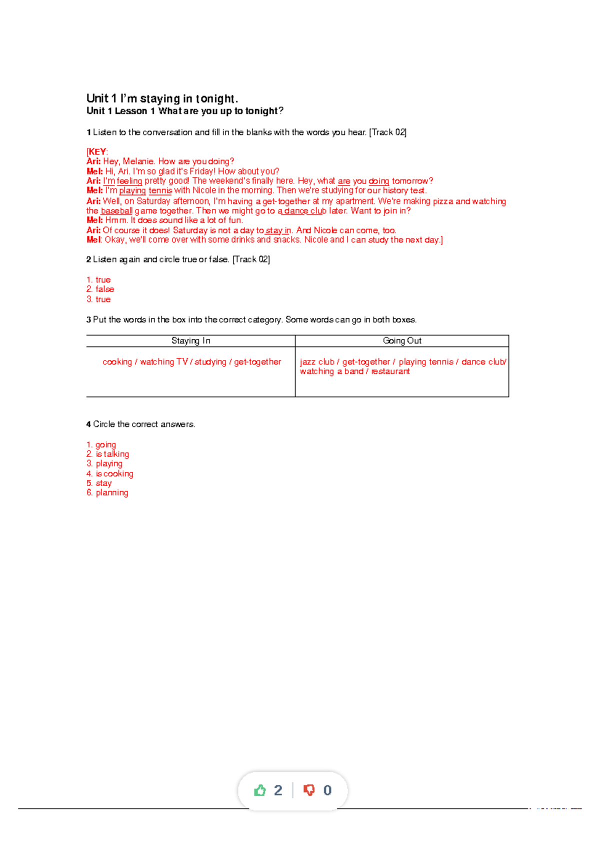 Blueprint-4-workbook-answer-key compress - Unit 1 I’m staying in ...