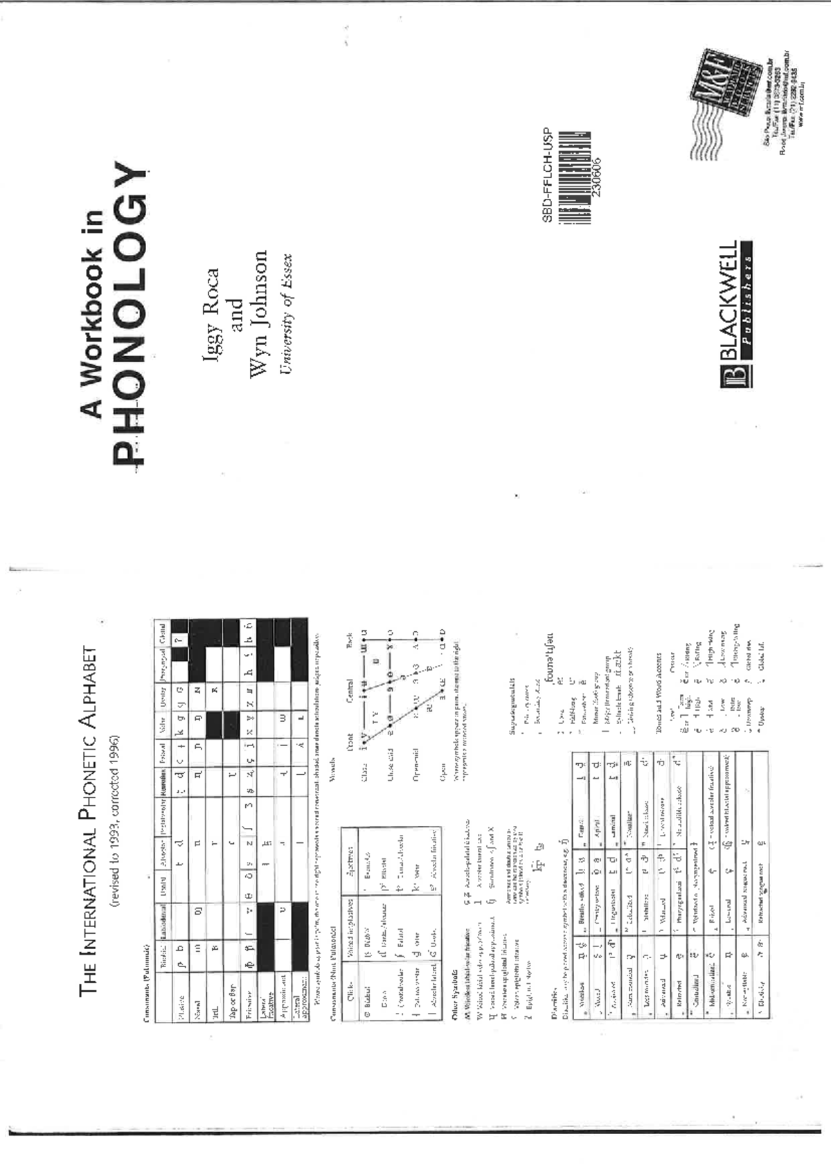 A Workbook in Phonology - THE INTERNATIONAL PHONETIC ALPHABET A ...