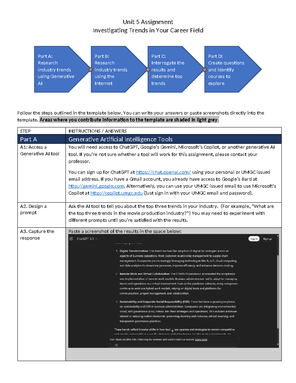 Unit 5 Assignment London Simmons - Unit 5 Assignment Investigating Trends in Your Career Field ...