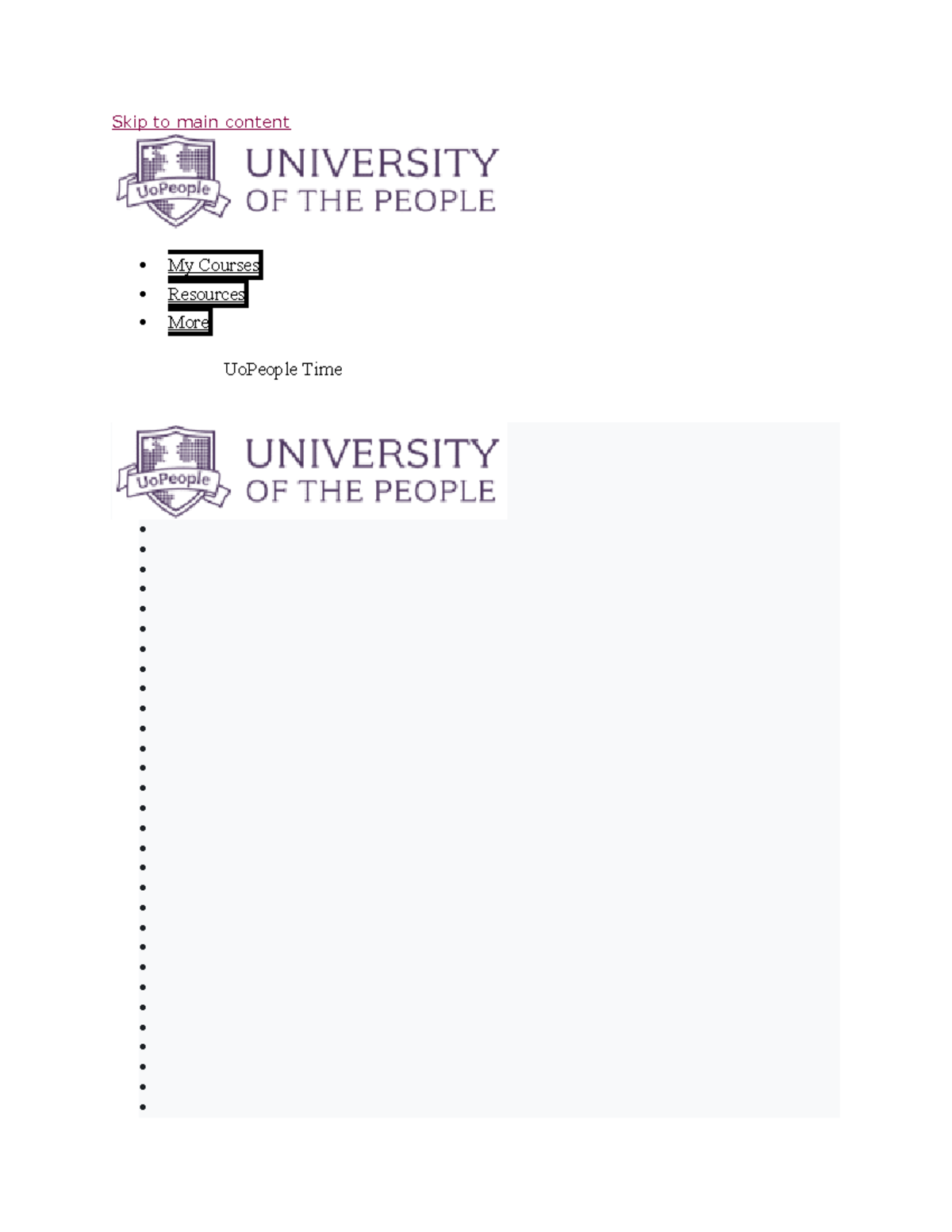 Writ Assign Unit 6 - Skip to main content My Courses Resources More ...