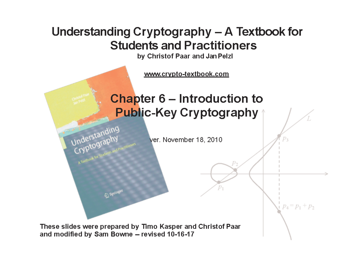 Ch6 - Understanding Cryptography – A Textbook for Students and Practitioners by Christof Paar ...