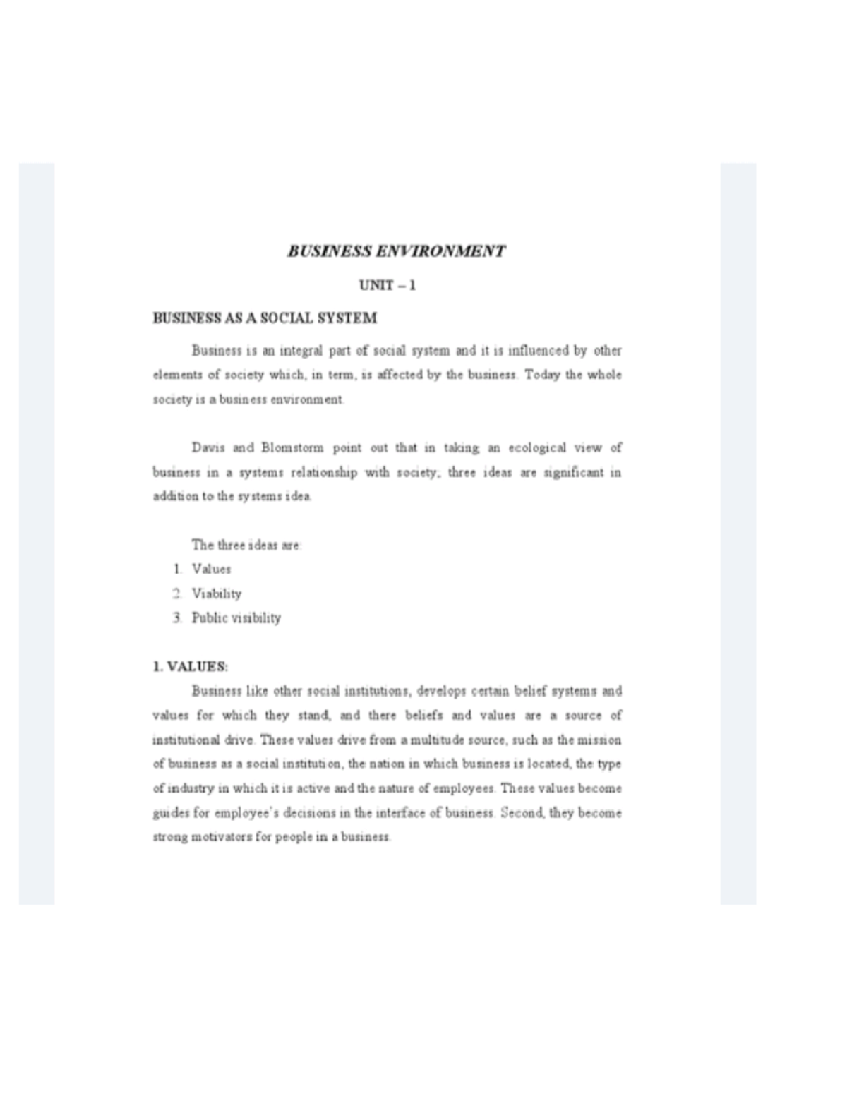 Business environment notes - Studocu