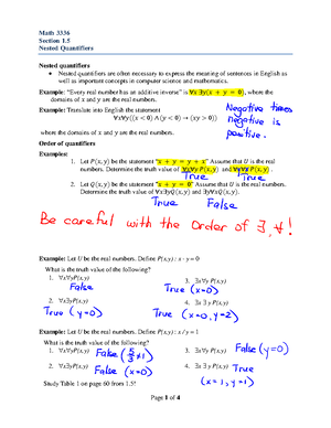 Terminology Notes - Discrete Math Notes On Terminology We introduce ...