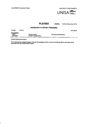 Assignment 2 Feedback - FAC1503 - Unisa - Studocu