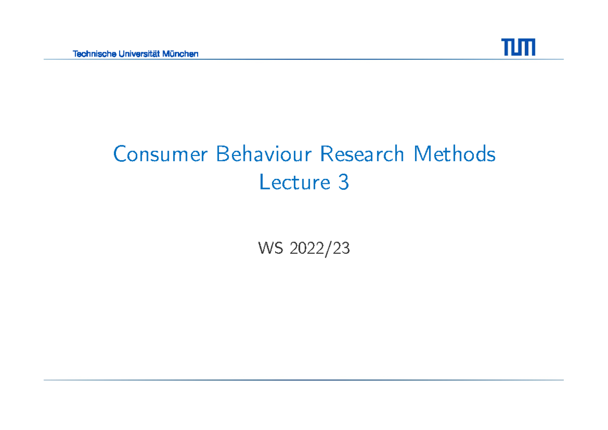 Updated CBRM L3 intro Inferential statistics 2223 - Consumer Behaviour Research Methods Lecture ...