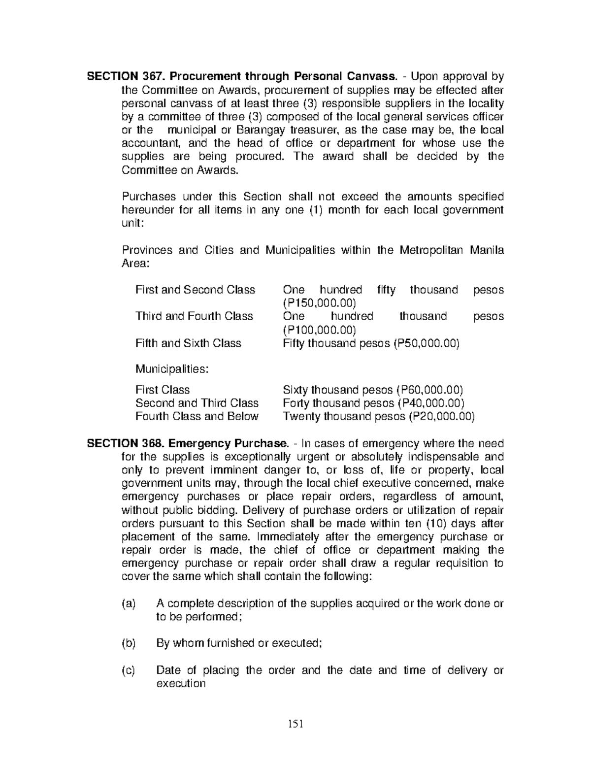 RA 7160 - LGC 16 - The Local Government Code - Republic Act 7160 ...