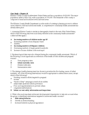 Ch. 6 case study - N?A - Ch Case Study Middletown is a city with a ...