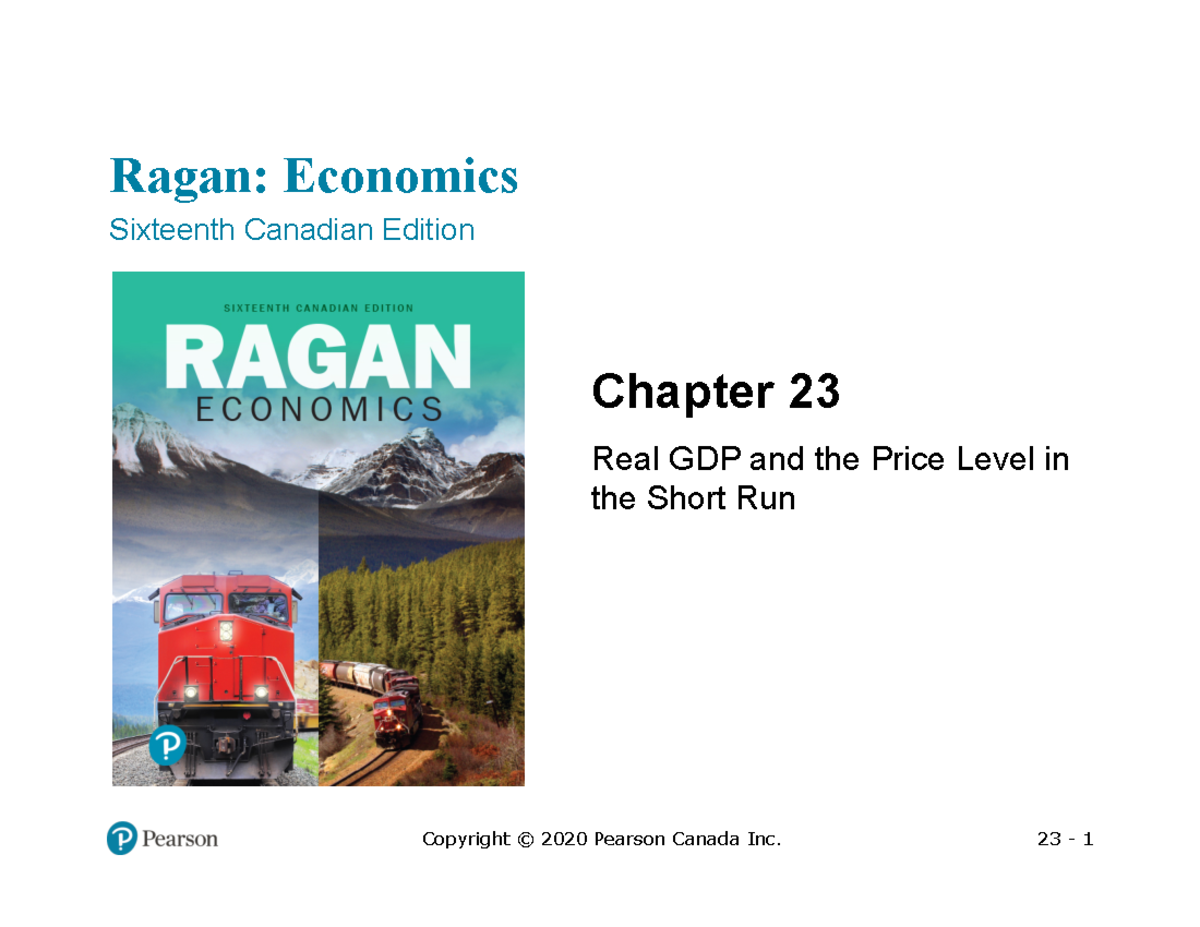econ 203 Chapter 23 - Slides - ECON 203 - Concordia - Studocu