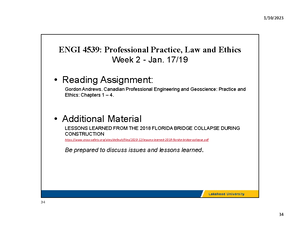 ENGI 4539 Professional Practice, Law and Ethics – Lecture 3 Final ...