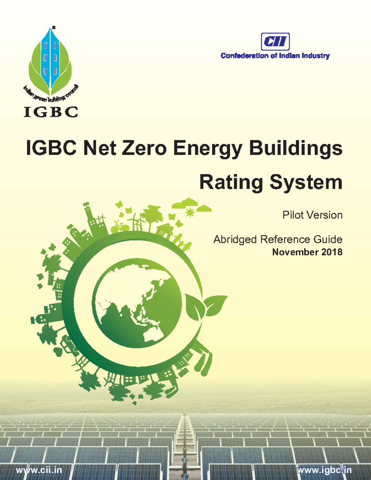 IGBC Net Zero Energy Buildings Rating System Pilot Nov 2018 ...