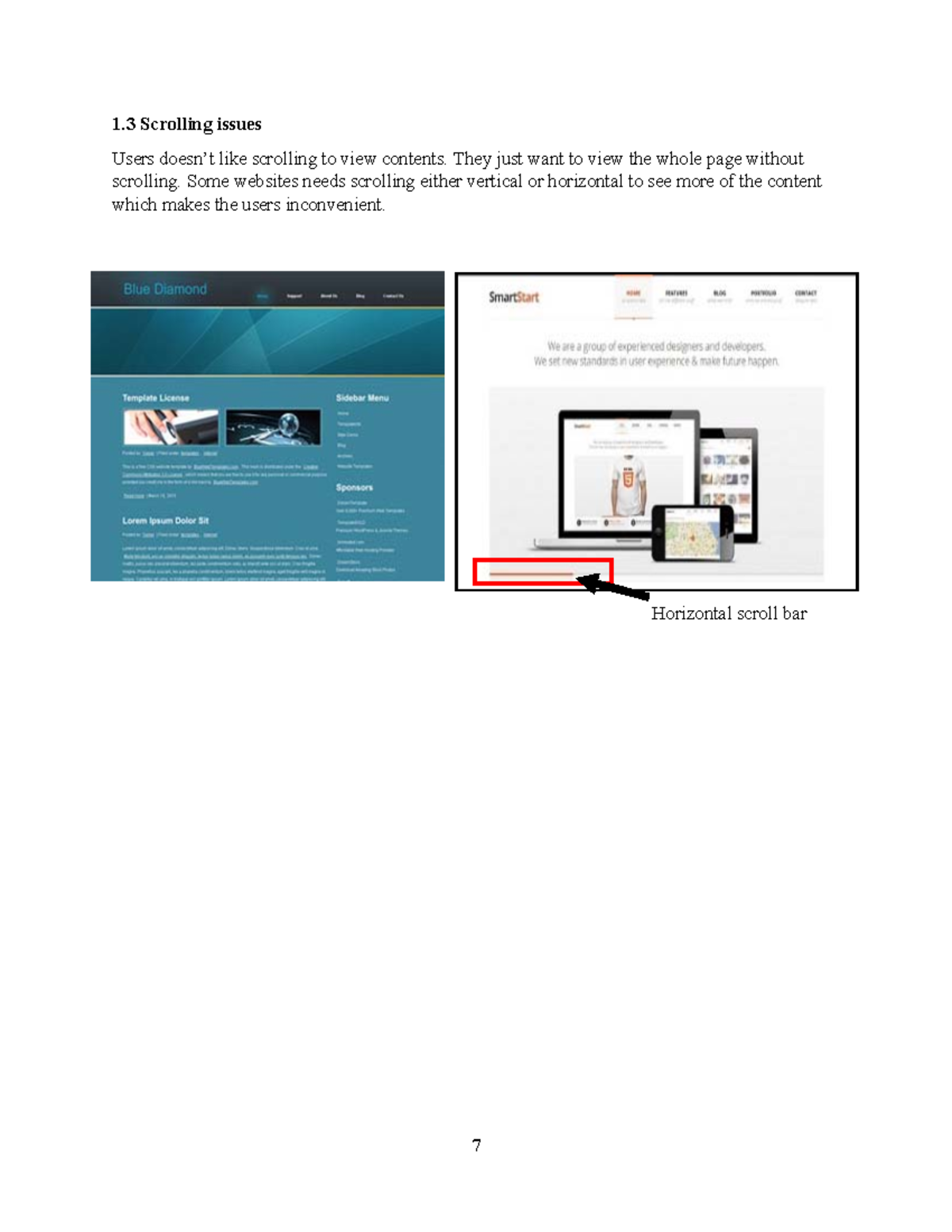 ASG 2 - ASG 2 - 1 Scrolling issues Users doesn’t like scrolling to view contents. They just want ...