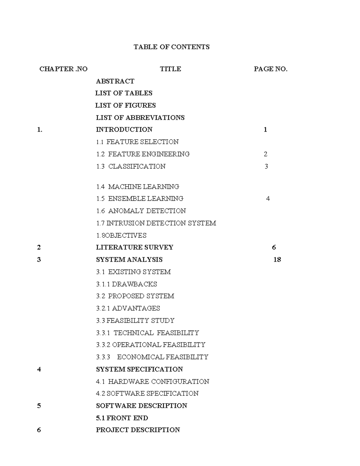 Nithya - I HAVE NO ISSUE - TABLE OF CONTENTS CHAPTER .NO TITLE PAGE NO ...